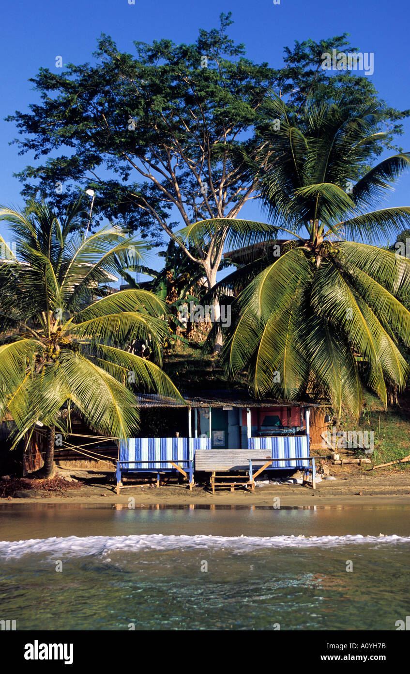 caribbean tobago island a beach shack Stock Photo - Alamy