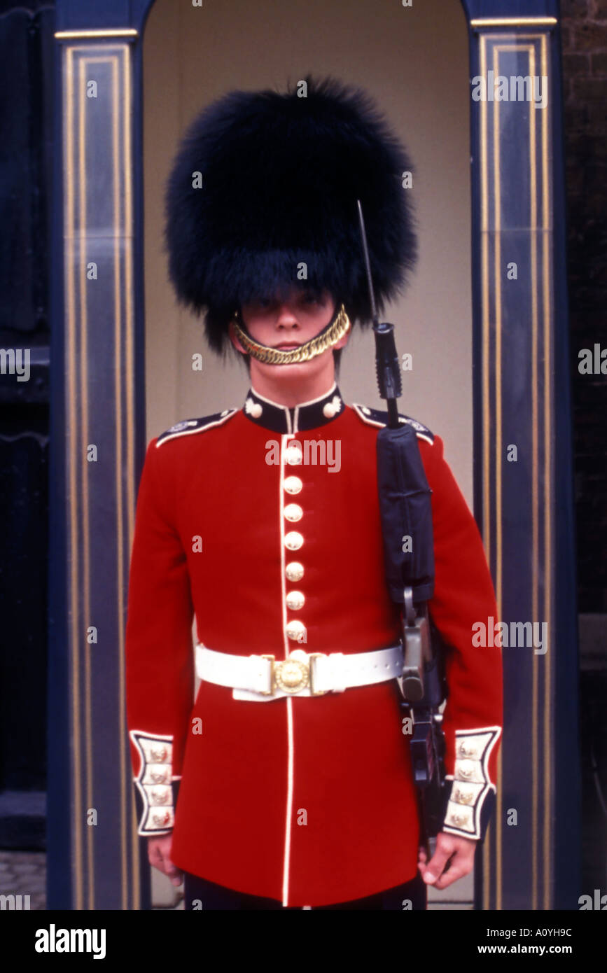 Guard Busby Bearskin Soldier Stock Photos & Guard Busby Bearskin ...