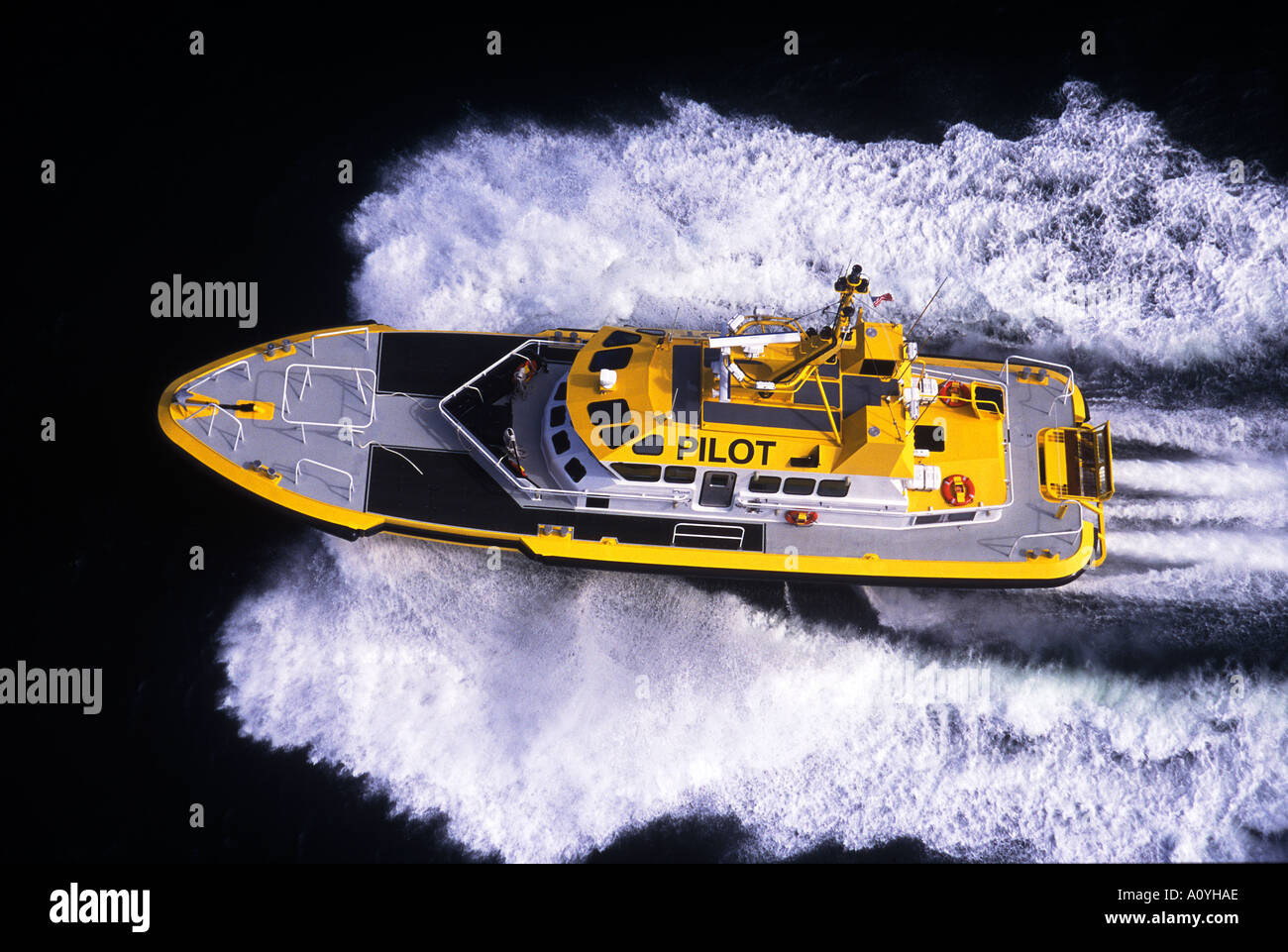 Columbia River Bar Pilots pilot boat Chinook on the Columbia River near ...