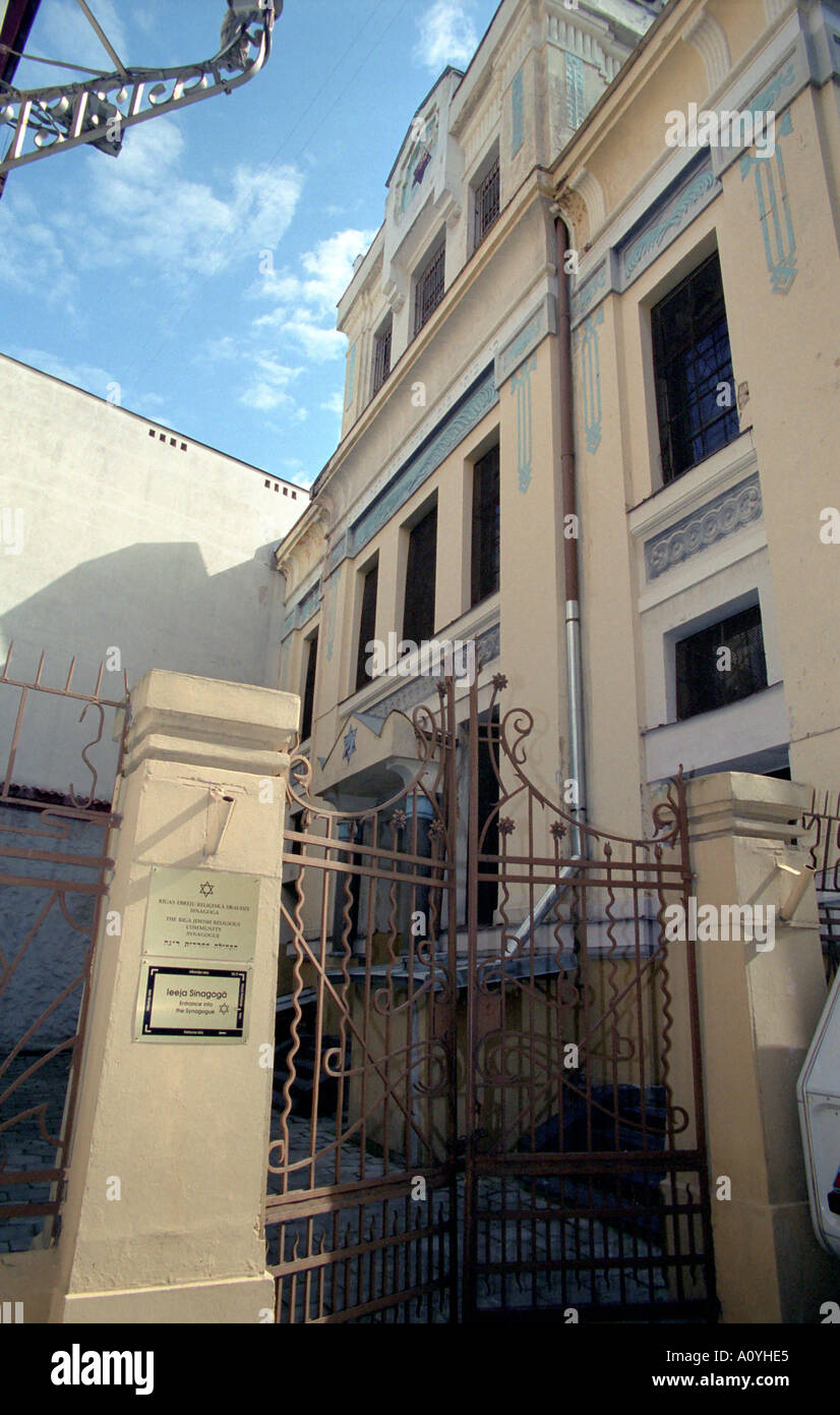 Riga Synagogue 2 Stock Photo - Alamy