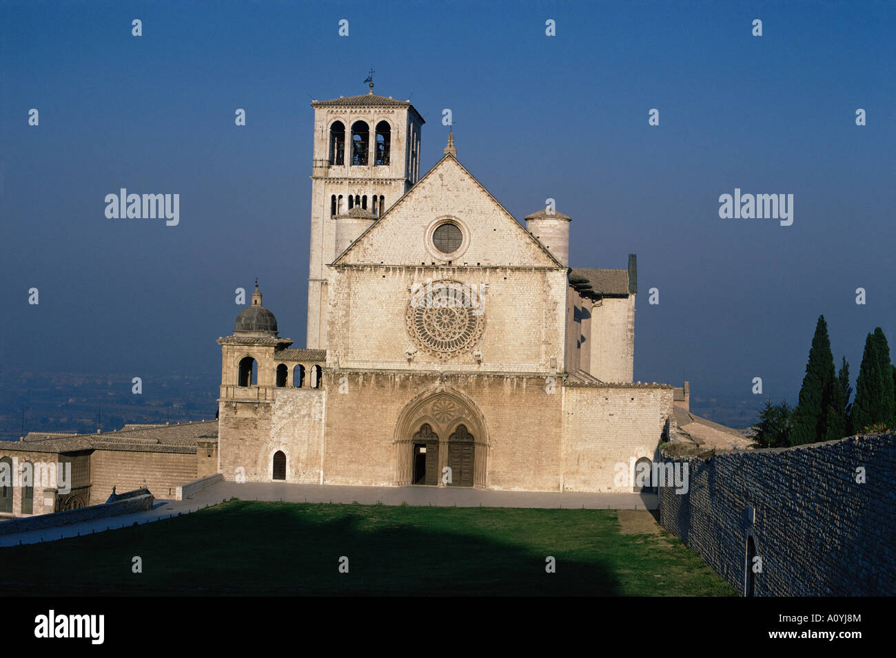 The Basilica of St Francis Assisi UNESCO World Heritage Site Umbria ...
