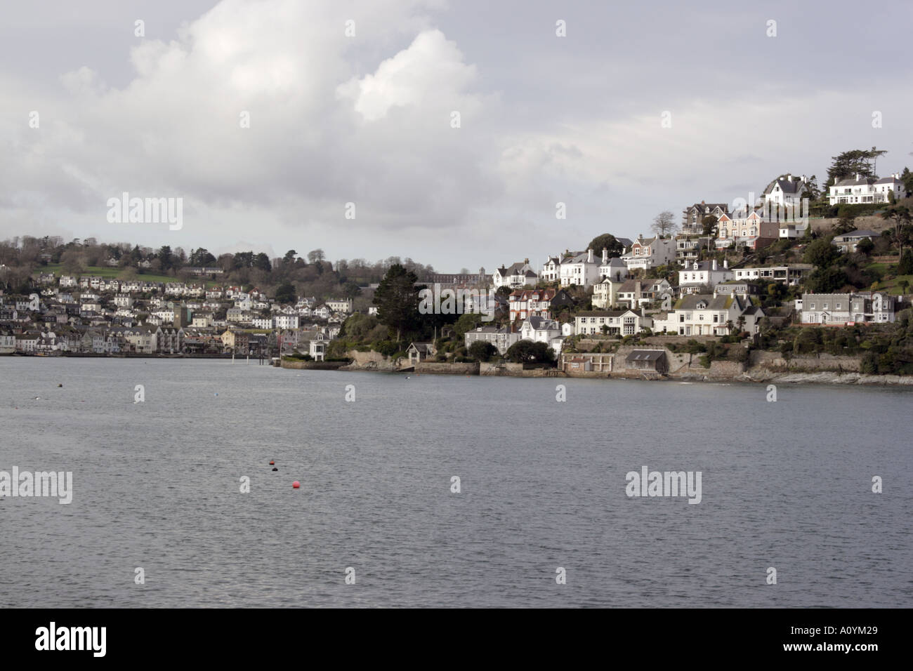Devon England UK Dartmouth Castle View from castle river Dart Stock ...