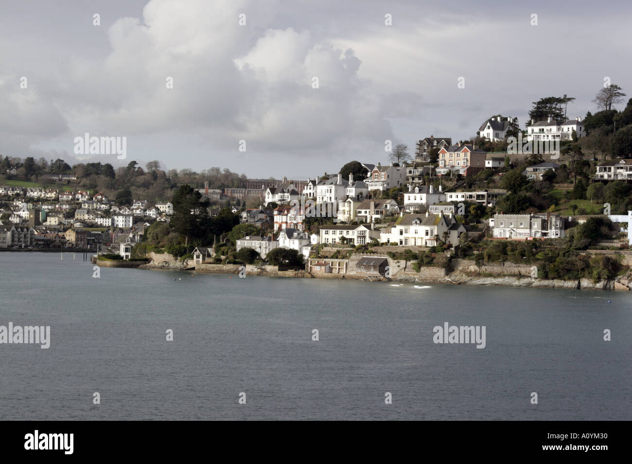 Devon England UK Dartmouth Castle View from castle river Dart Stock ...
