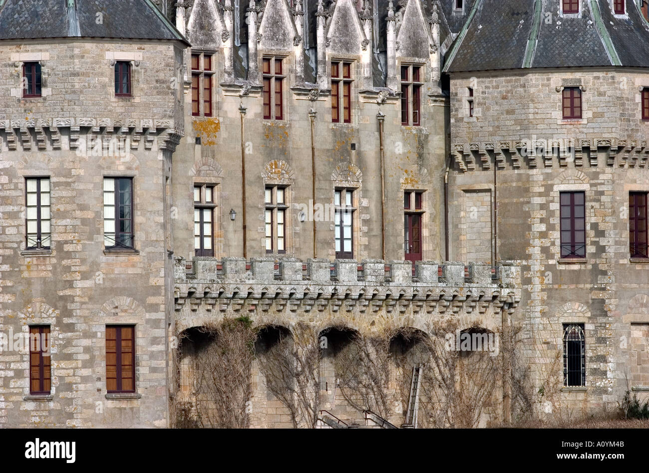 Old Castle in Brittany France Stock Photo - Alamy