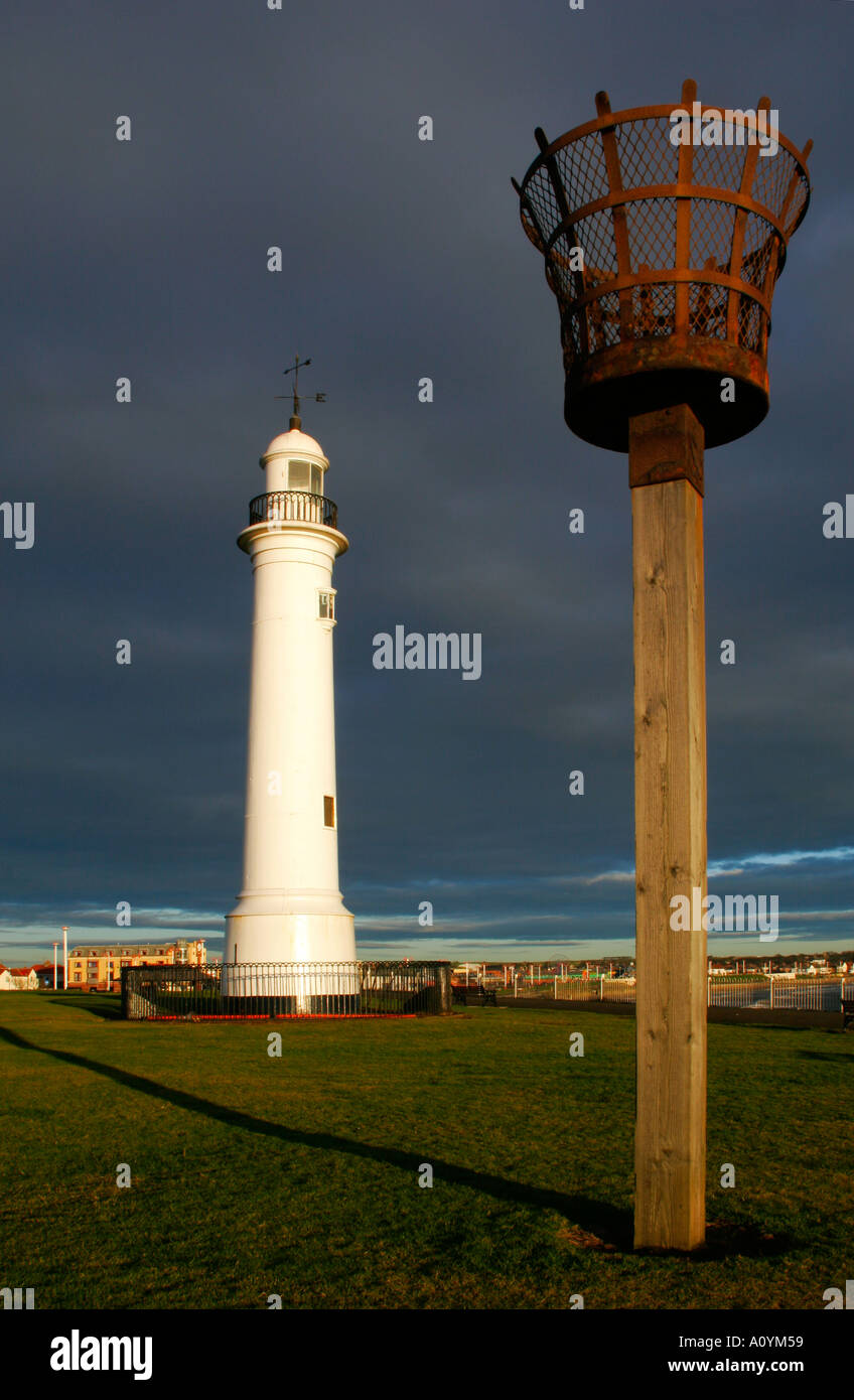 Seaburn lighthouse sunderland england hi-res stock photography and ...