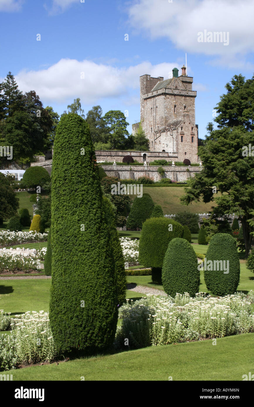 Drummond Castle Crieff Stock Photo - Alamy