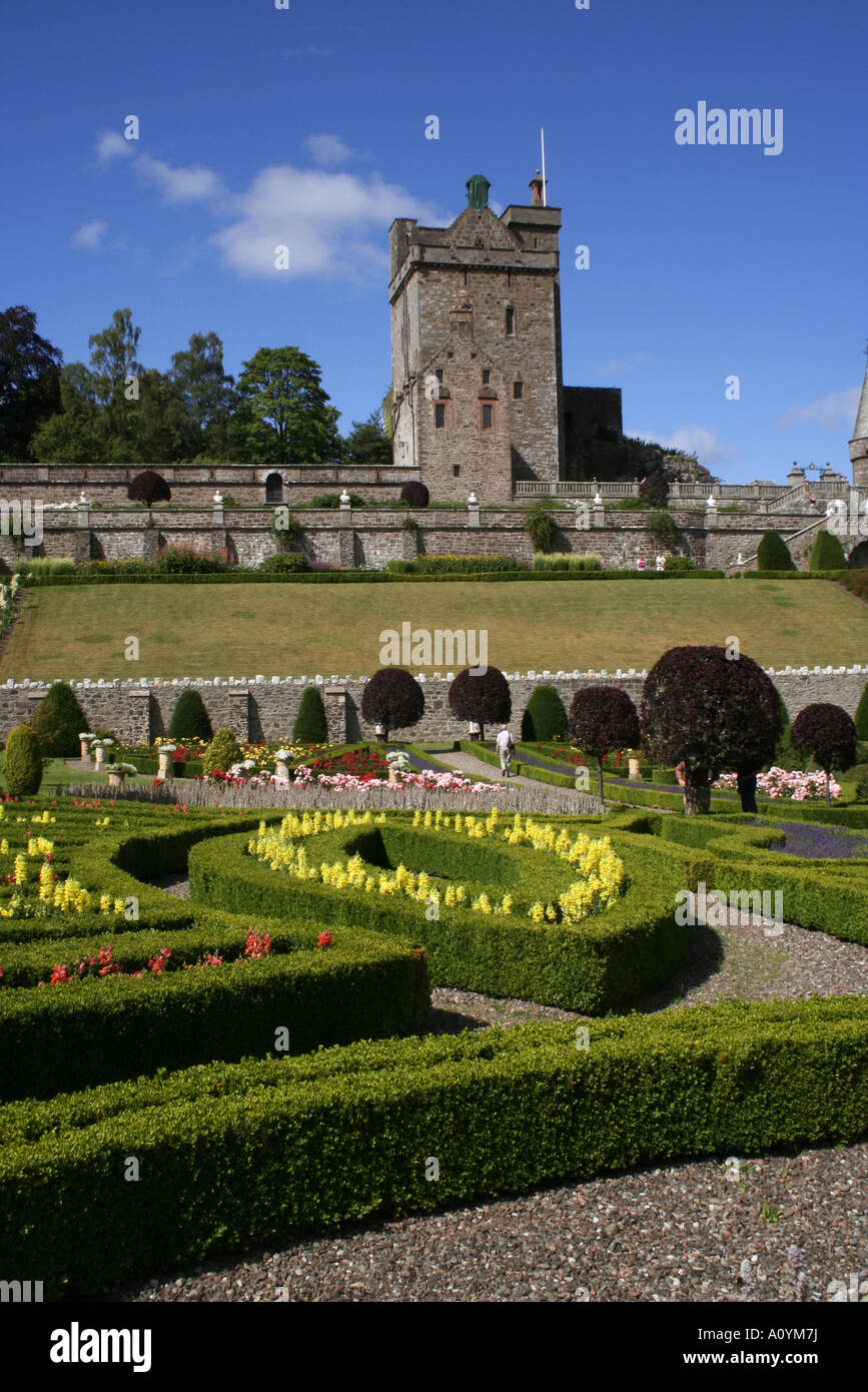Drummond Castle Crieff Stock Photo - Alamy