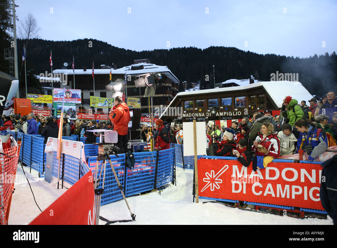3 Tre ski run World Championship Madonna di Campiglio Trentino Alto ...