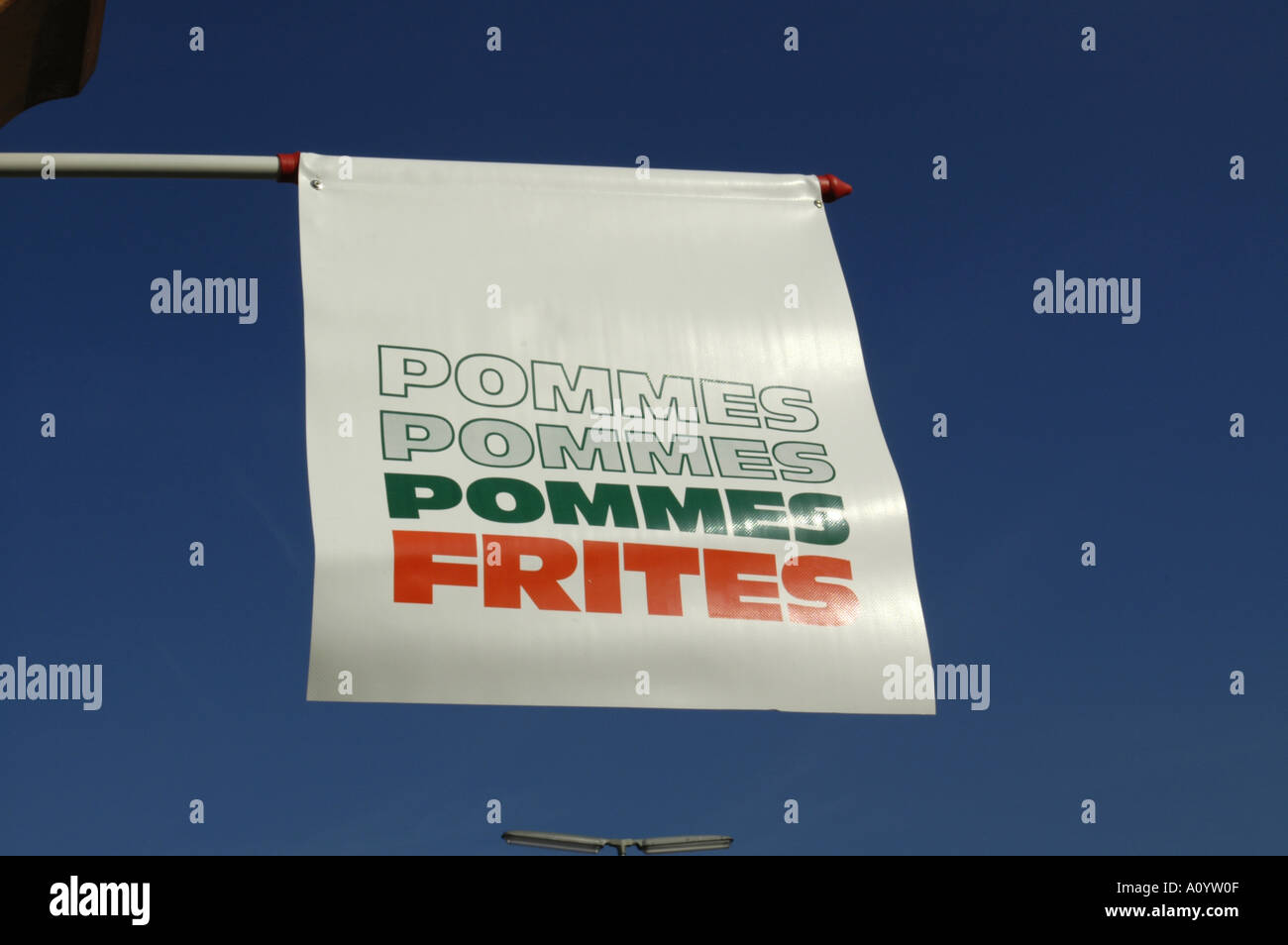 Pommes frites flag hi-res stock photography and images - Alamy