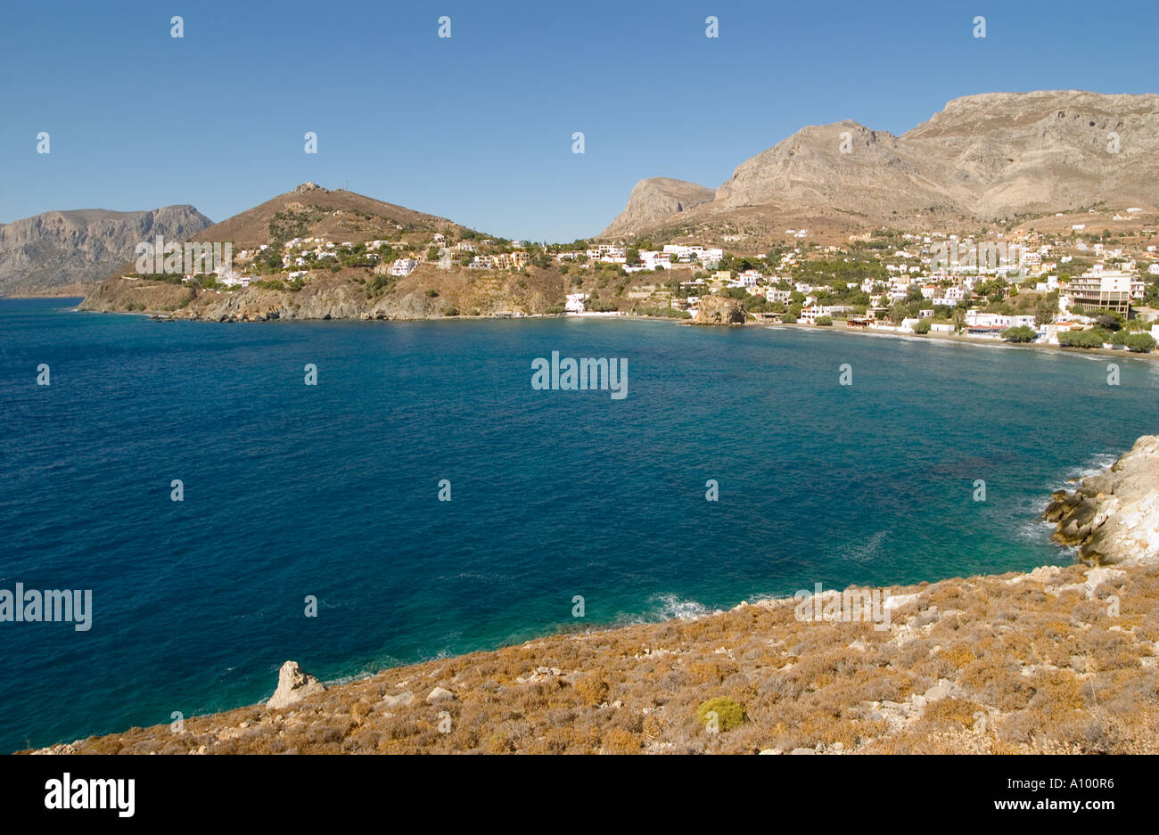 Views from the Greek holiday island of Kalymnos Stock Photo - Alamy