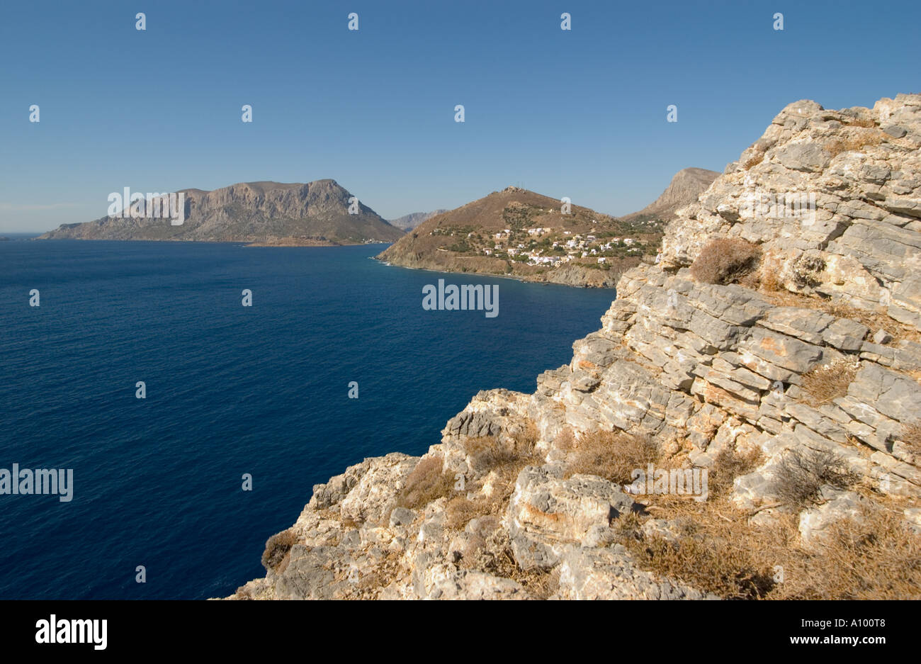 Views from the Greek holiday island of Kalymnos Stock Photo - Alamy