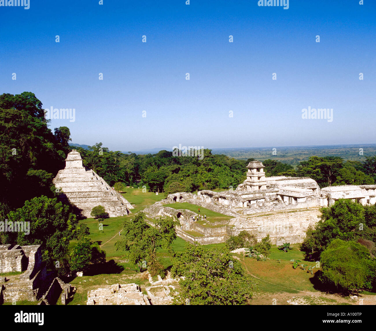 Palenque aerial view hi-res stock photography and images - Alamy