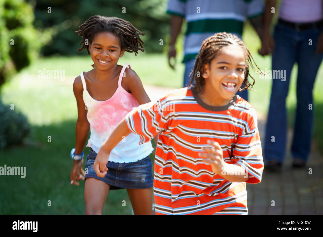 African children racing Stock Photo - Alamy