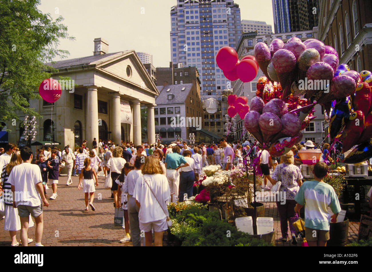 Quincy Market Square High Resolution Stock Photography and Images - Alamy
