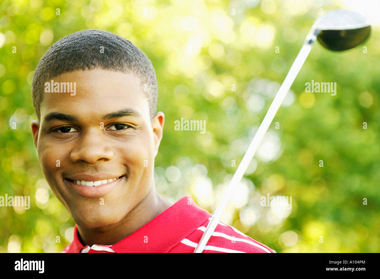 Golfing boy hi-res stock photography and images - Alamy