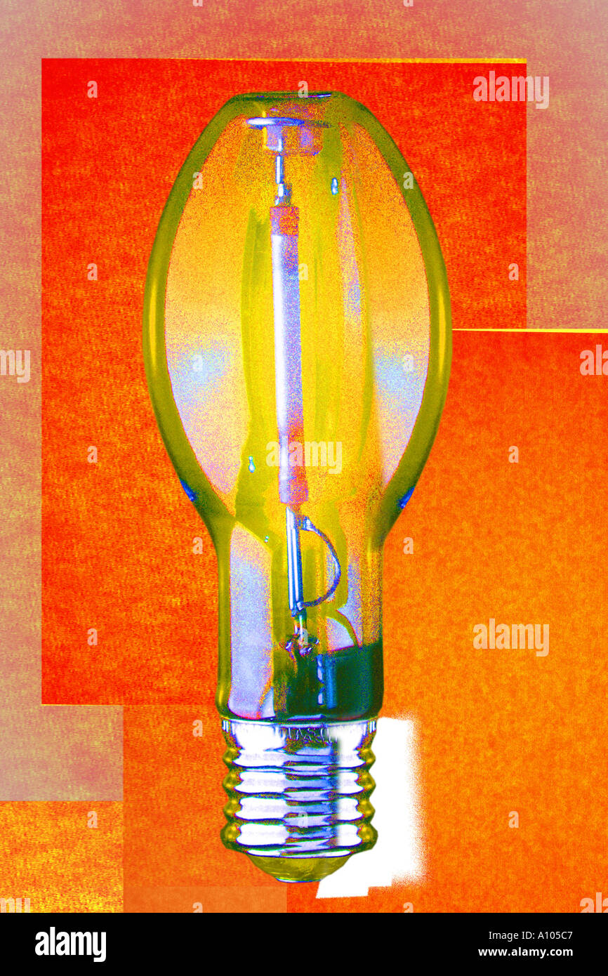 Light bulb filament close up lit up hi-res stock photography and images ...