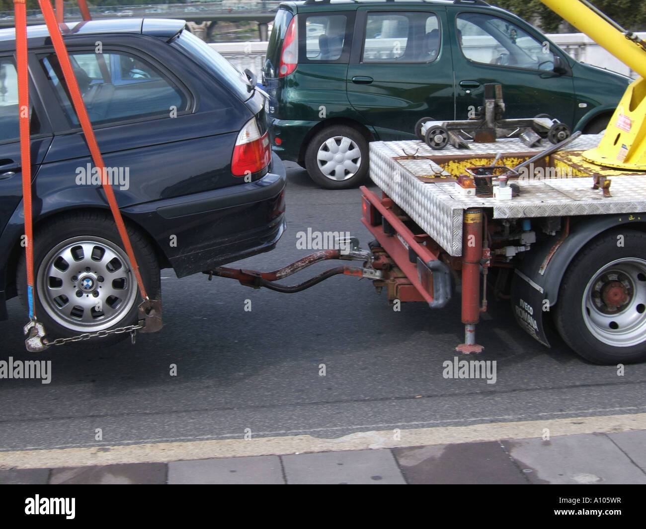 car removal truck Stock Photo - Alamy