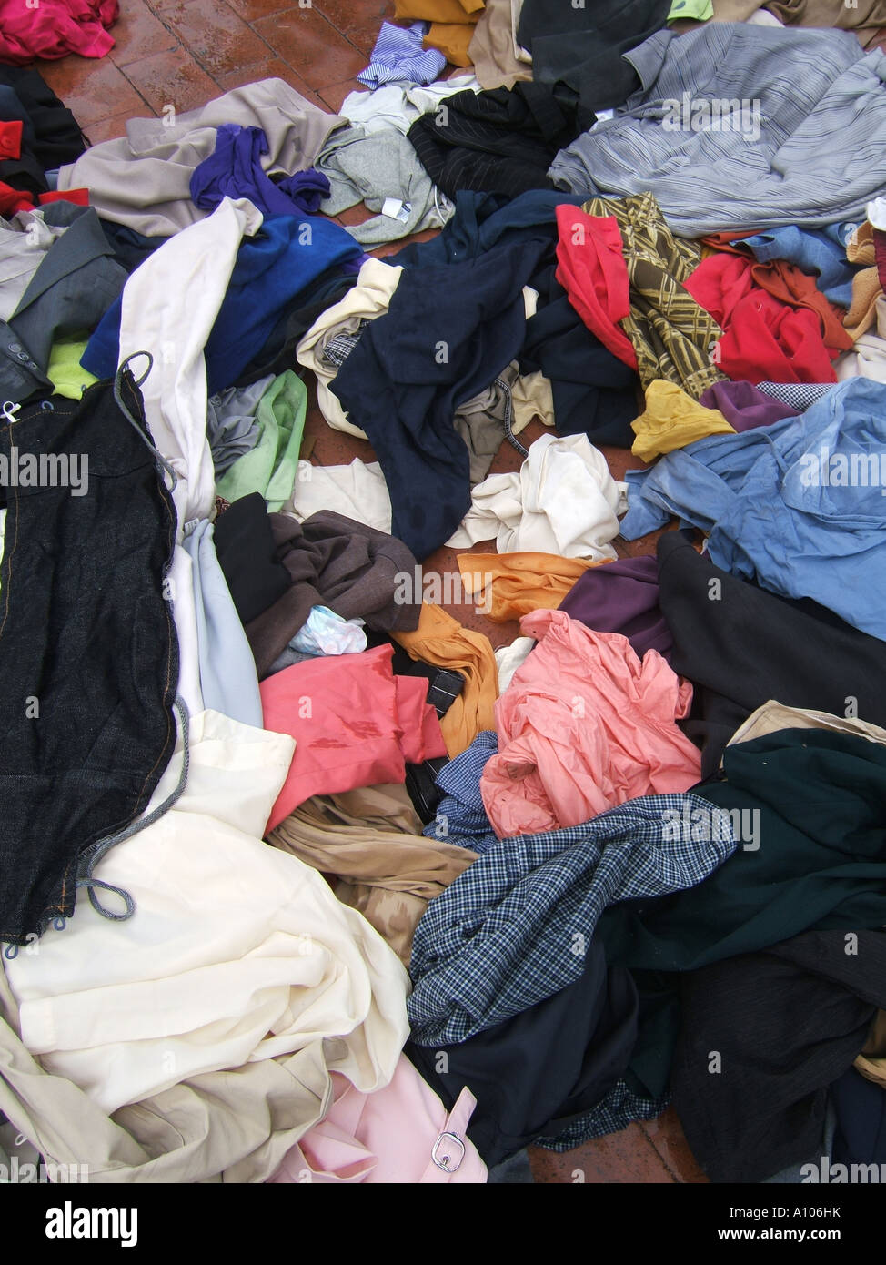 pile of wet clothes Stock Photo - Alamy