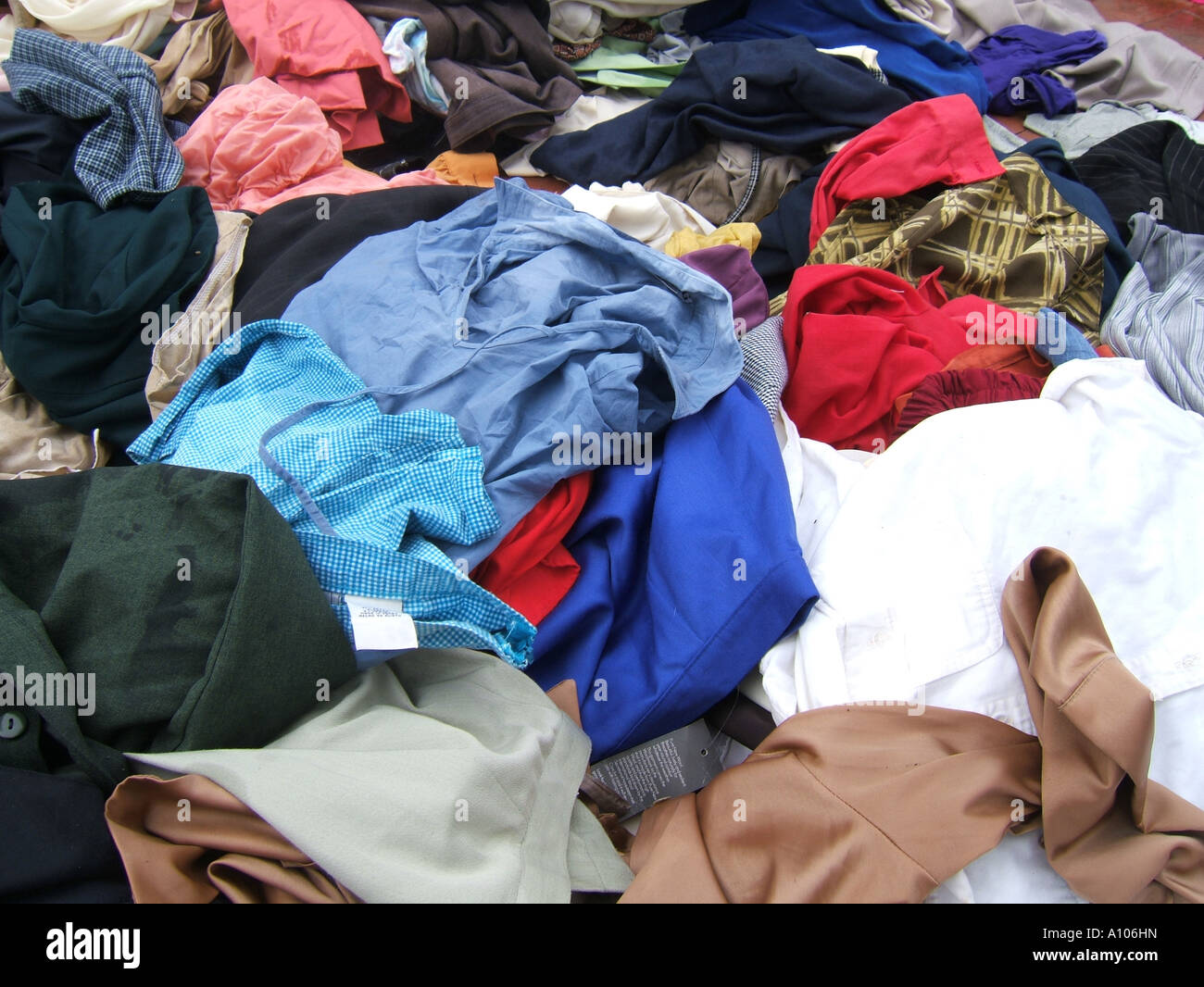 pile of wet clothes Stock Photo - Alamy
