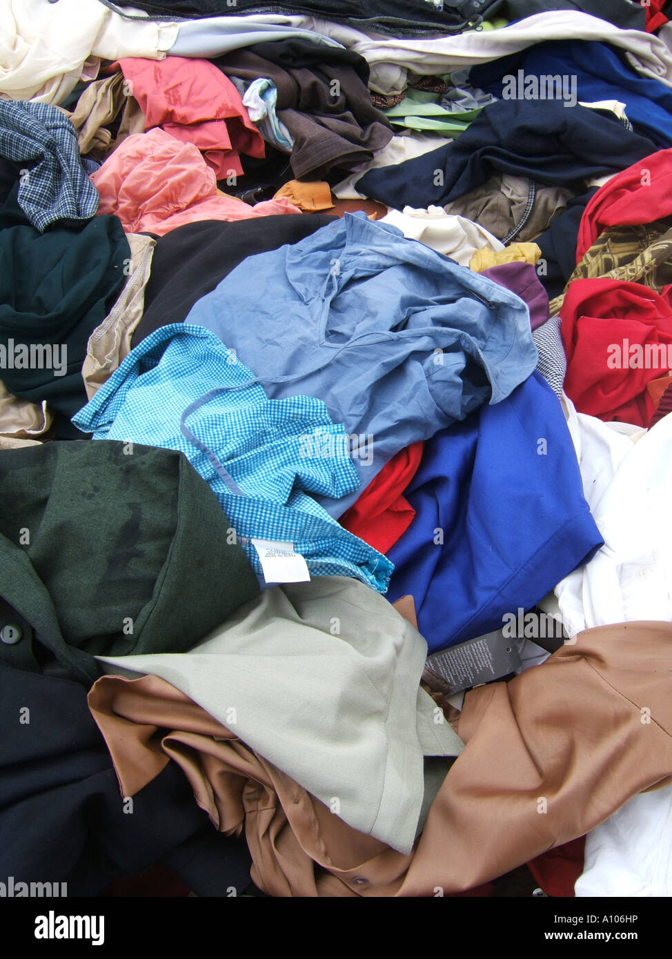 pile of wet clothes Stock Photo - Alamy