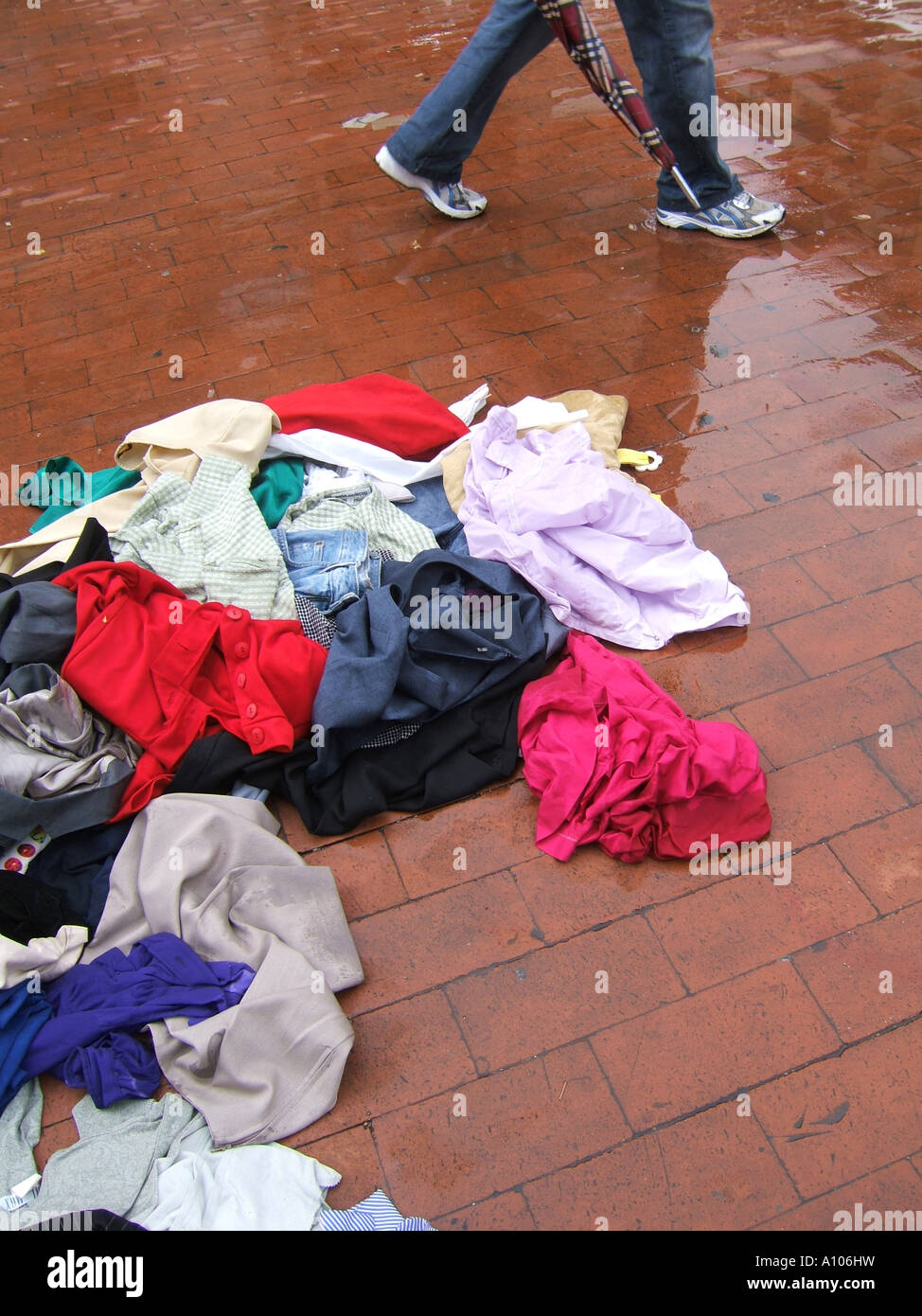 pile of wet clothes Stock Photo - Alamy