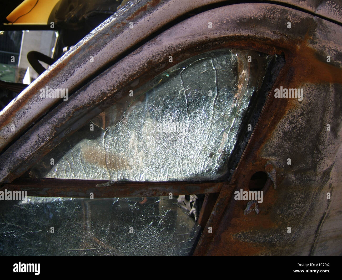 cars destroyed by fire Stock Photo - Alamy