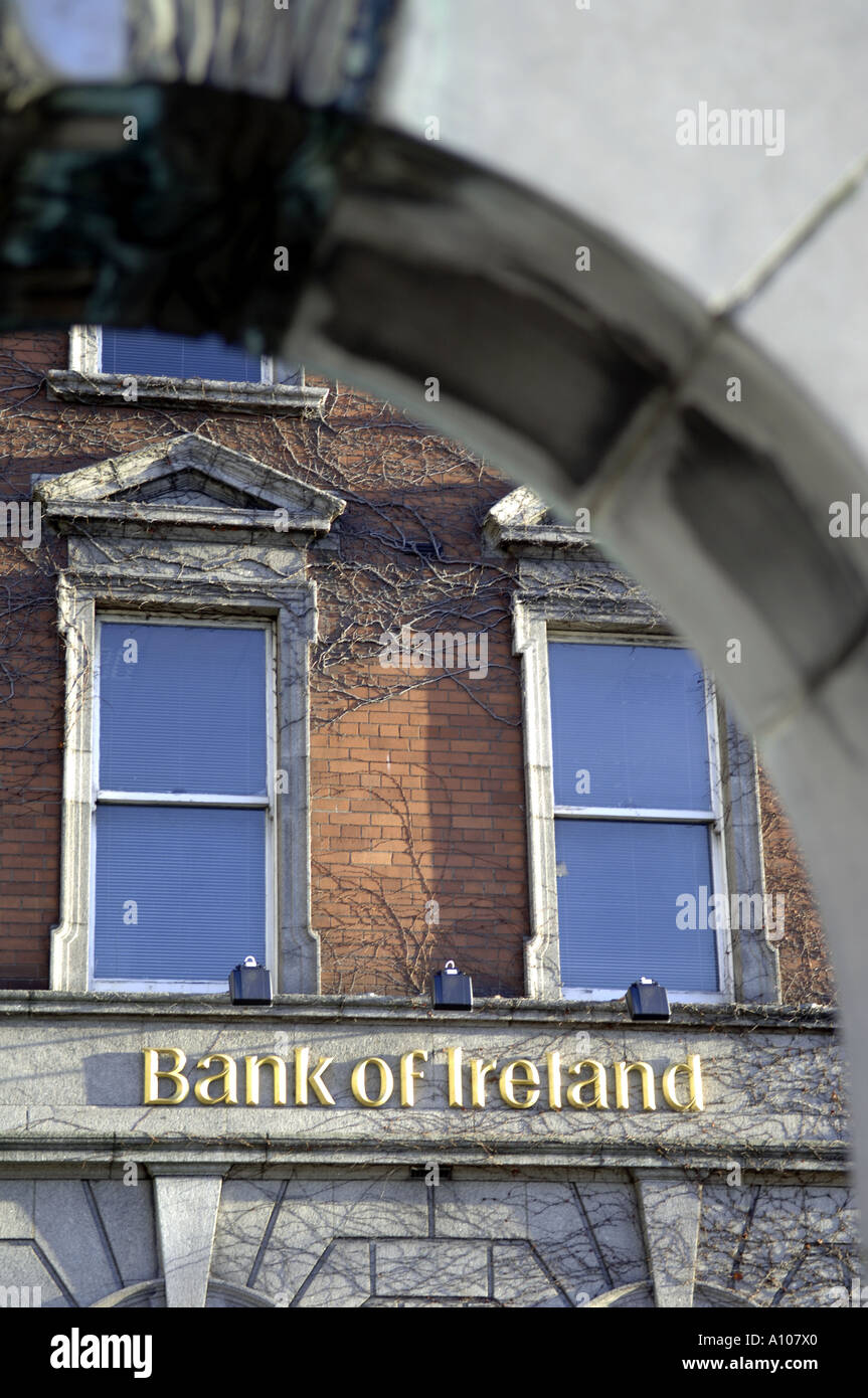 Dublin banking sign st stephen's green travel tourism building ...