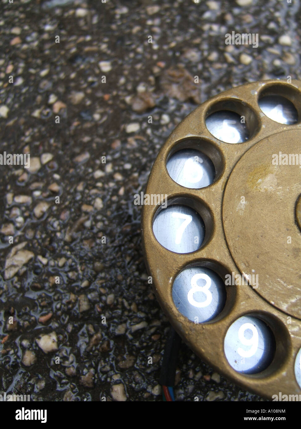 old phone dial Stock Photo - Alamy