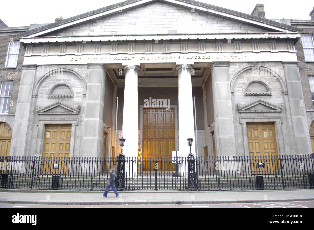 dublin ireland irish eire building architecture horizontal colour color ...