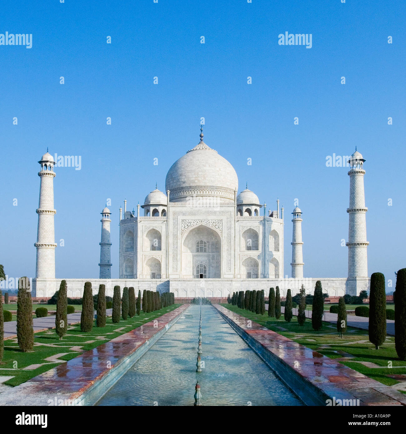 Facade of a mausoleum, Taj Mahal, Agra, Uttar Pradesh, India Stock ...
