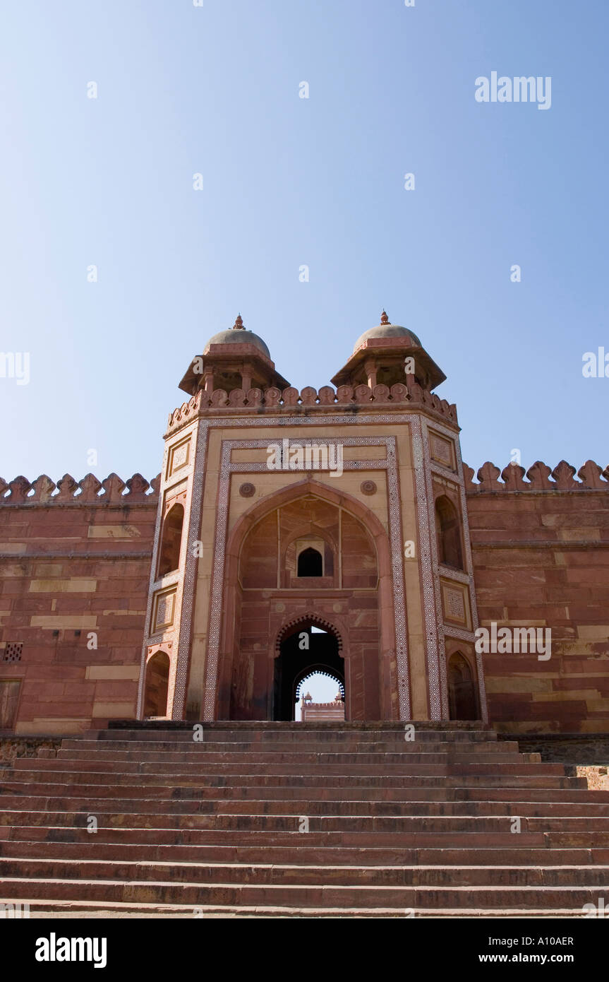 Entrance gate to a monument, Buland Darwaza, Fatehpur Sikri, Uttar ...