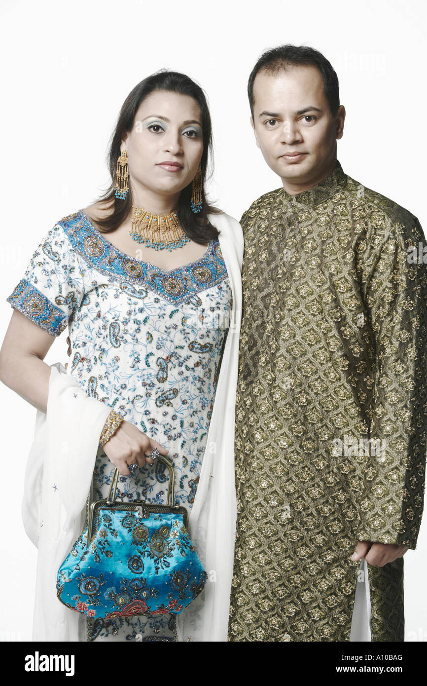 Portrait of a mid adult couple Stock Photo - Alamy