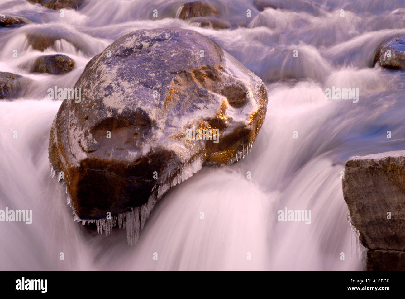 Sunwapta Falls 4 Stock Photo - Alamy