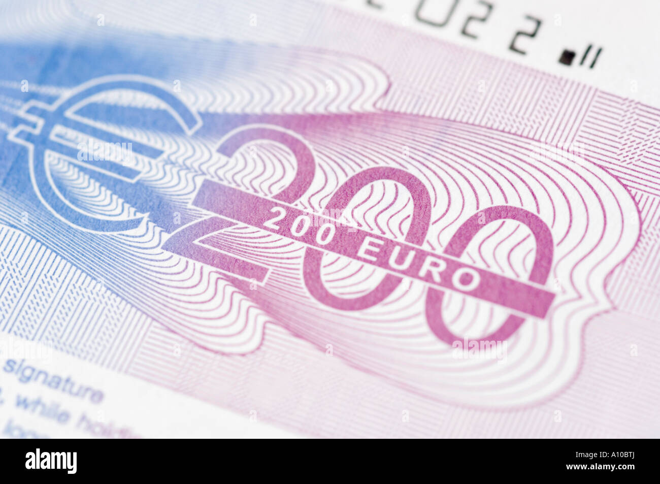 Two hundred euro banknote hi-res stock photography and images - Alamy