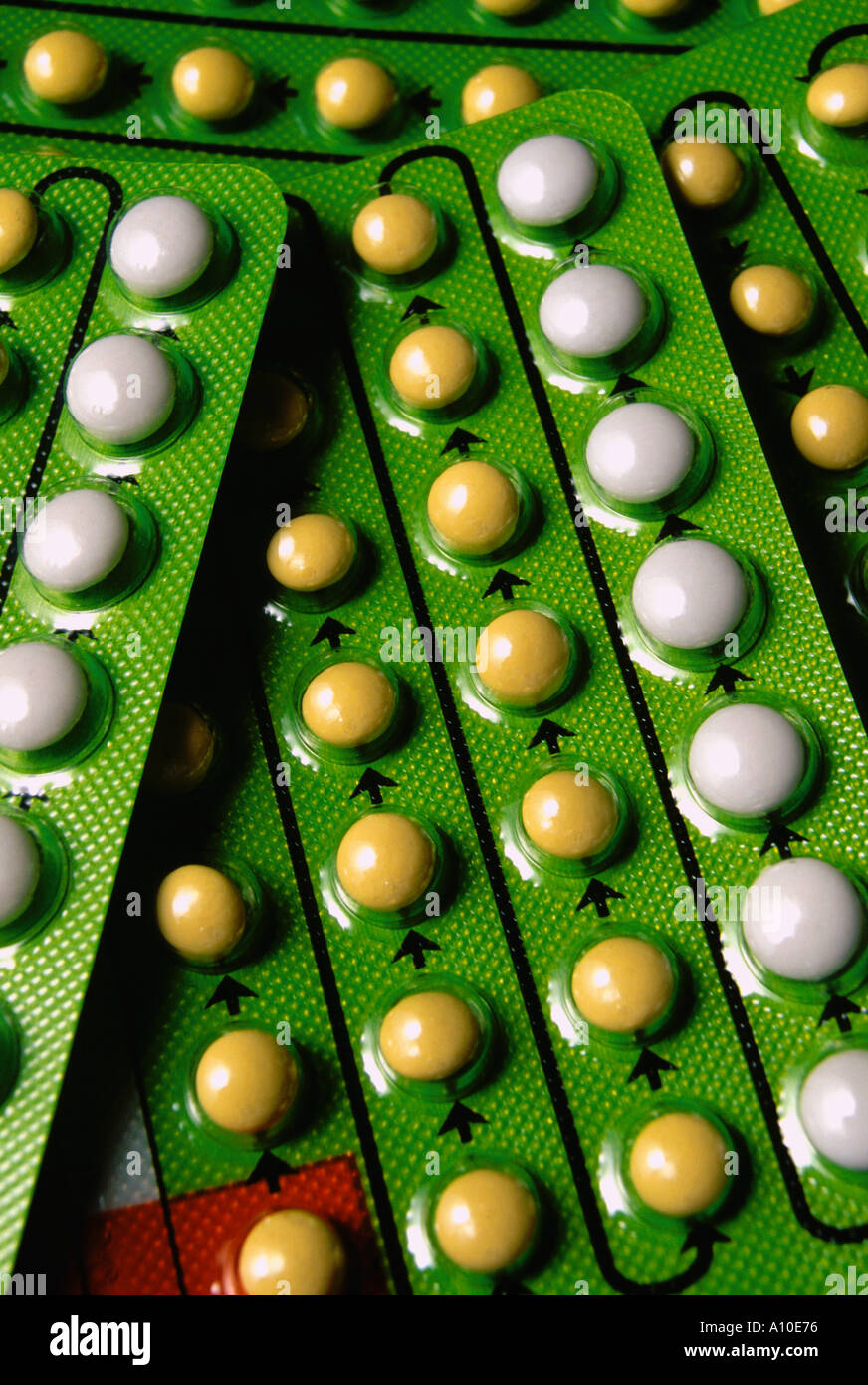 Oral contraceptives in blister packs Stock Photo - Alamy