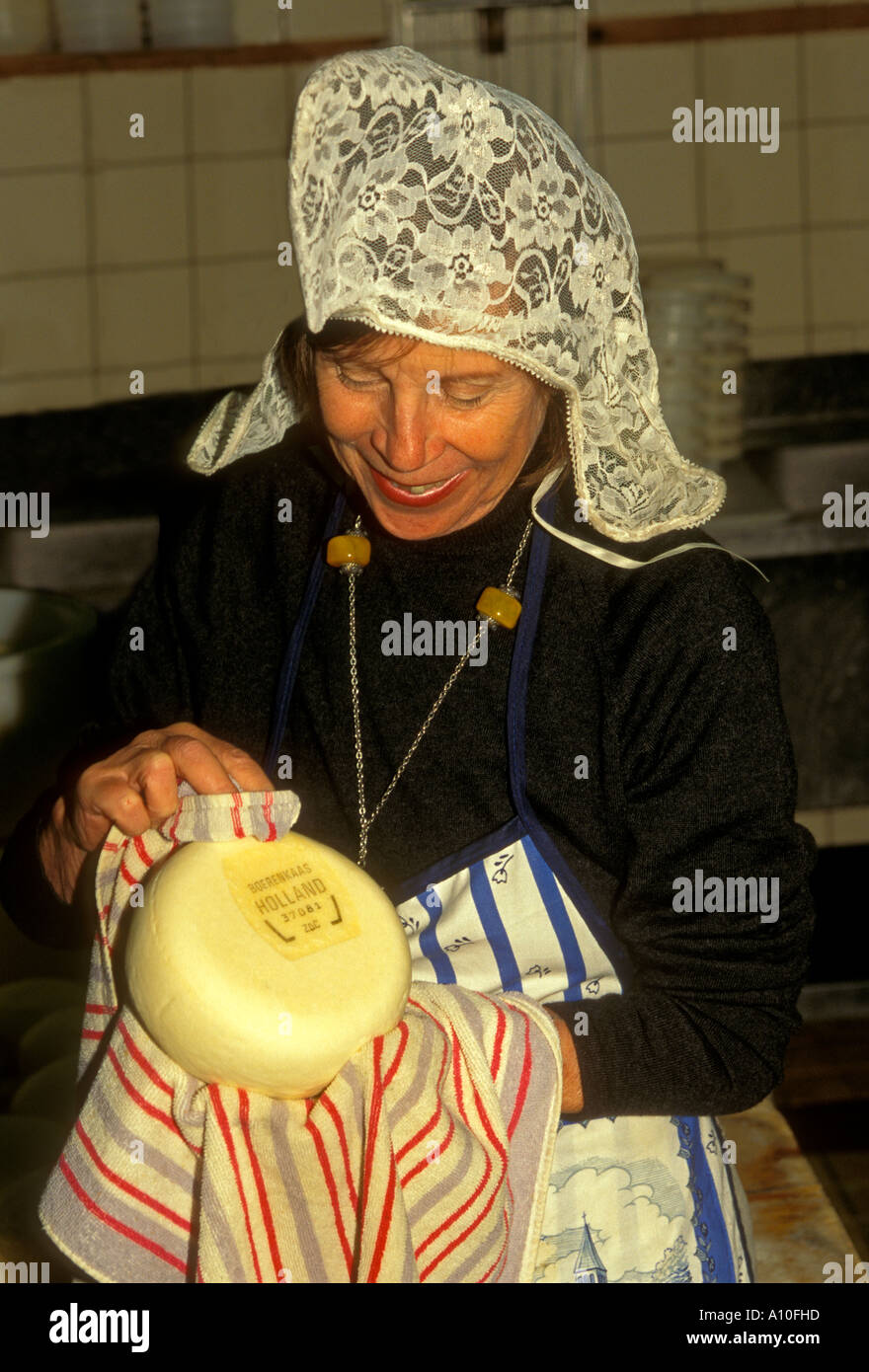 adult woman, cheesemaker, cheesemaking, demonstration, Clara Maria ...