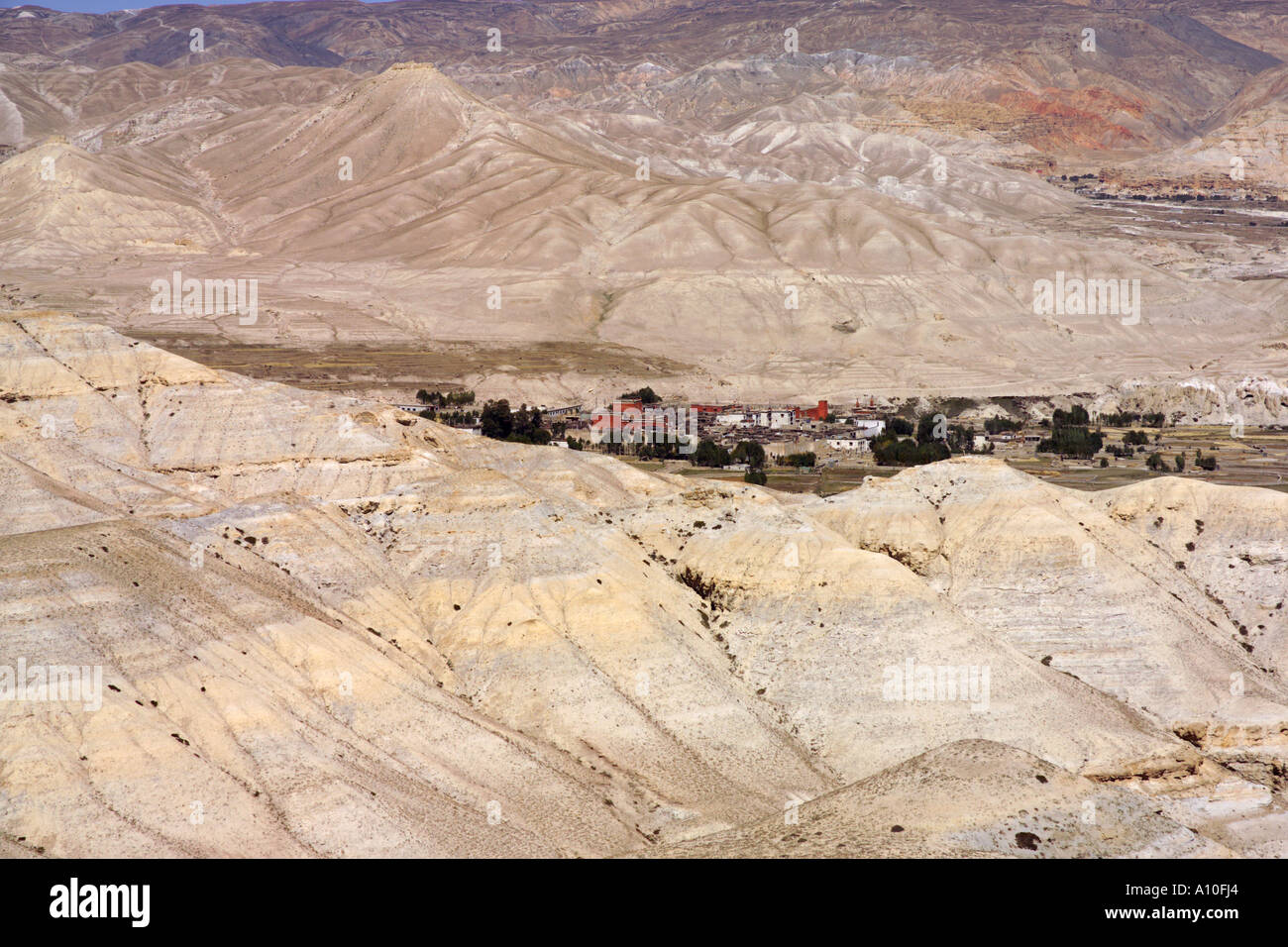 Lo Manthang Capital of Mustang Stock Photo - Alamy