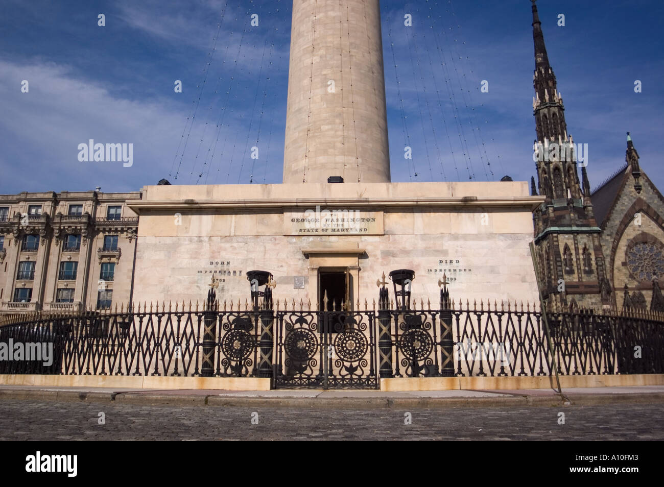Washington Monument Baltimore High Resolution Stock Photography and ...
