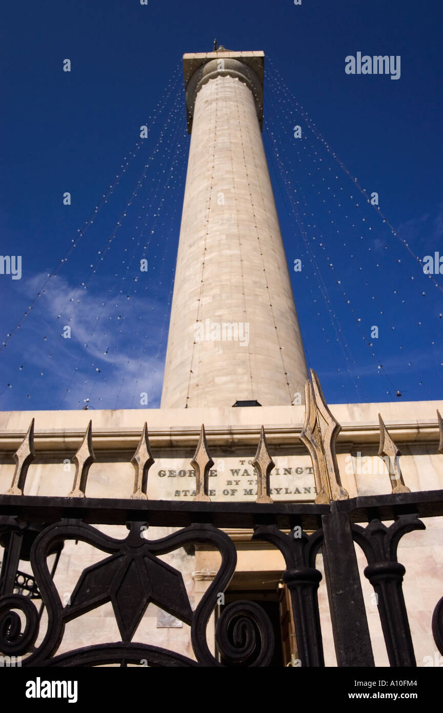 George Washington Monument, Baltimore, Maryland Stock Photo - Alamy