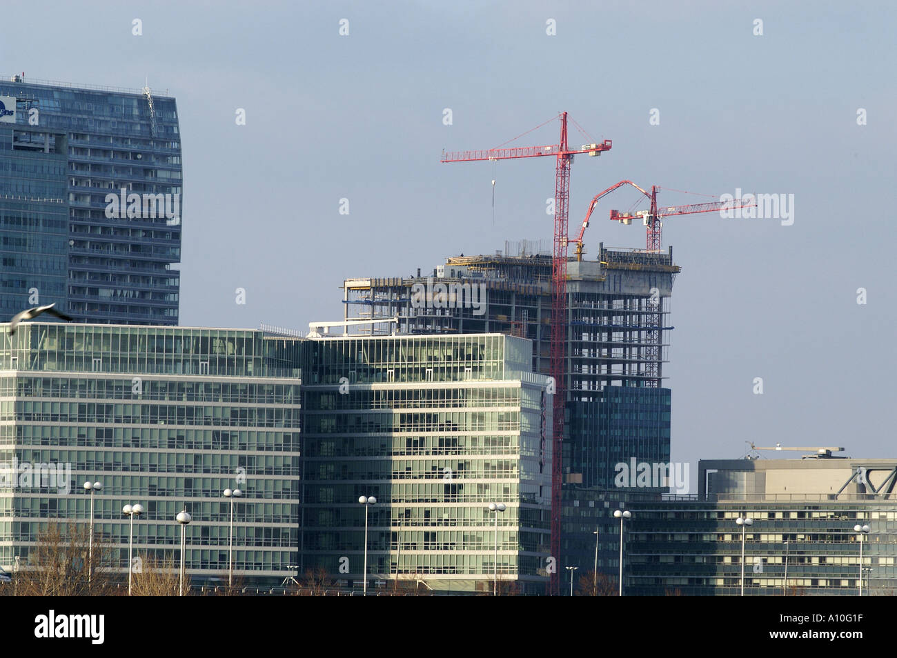 Vienna, Danube City, construction site Stock Photo - Alamy