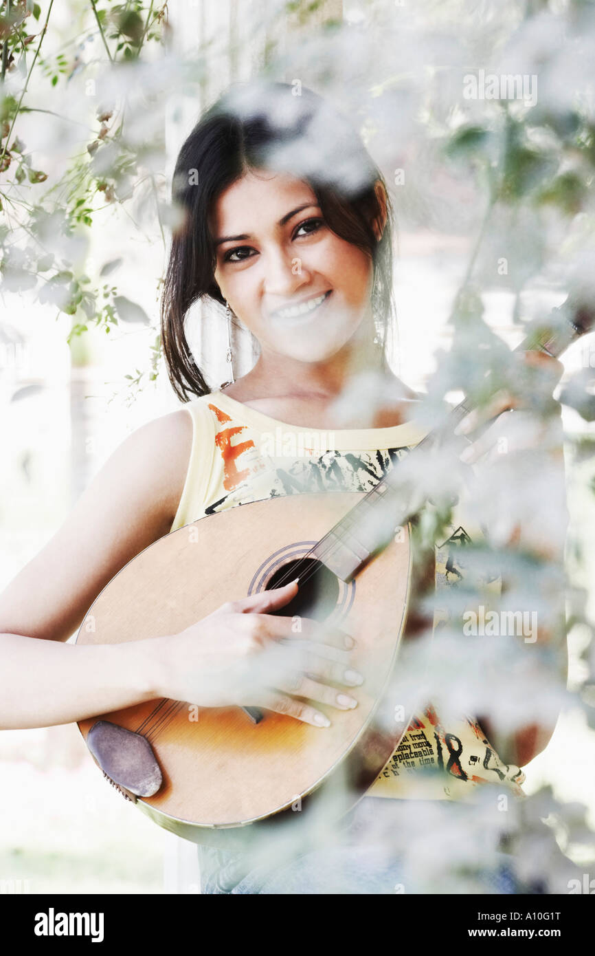 Woman With Mandolin High Resolution Stock Photography and Images - Alamy