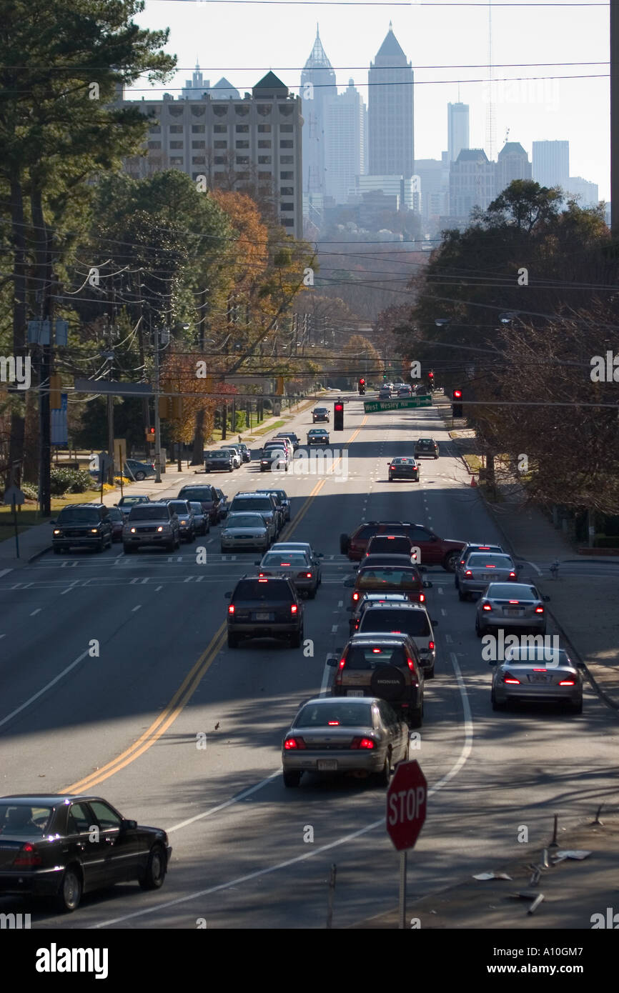 Midtown atlanta city lights hi-res stock photography and images - Alamy