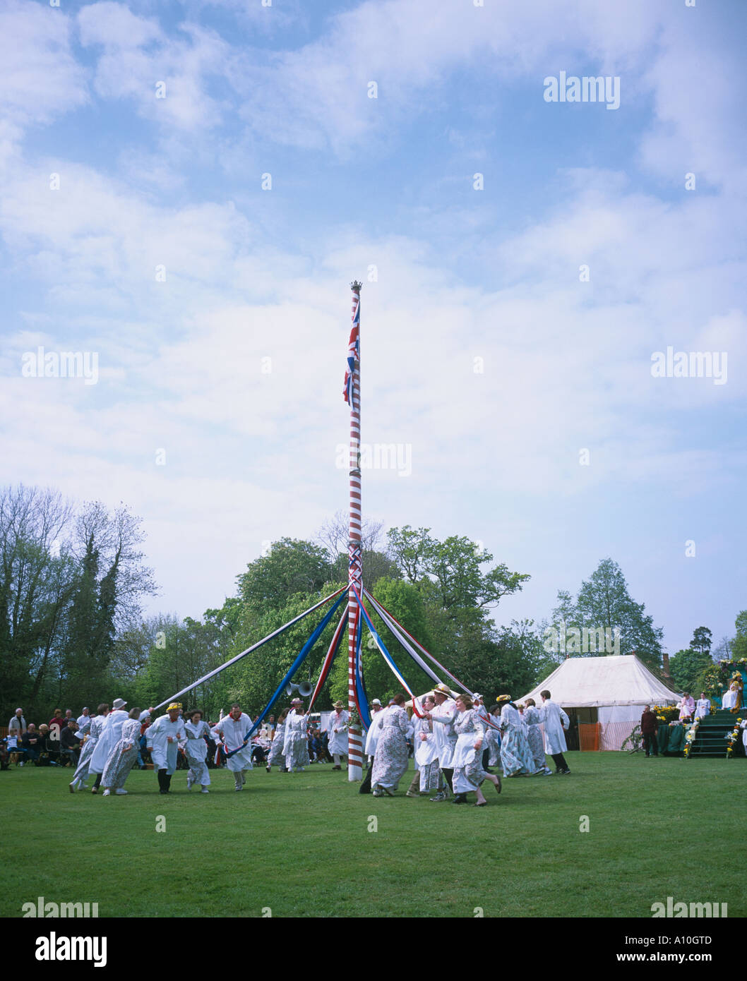 Maypole Dance Clipart