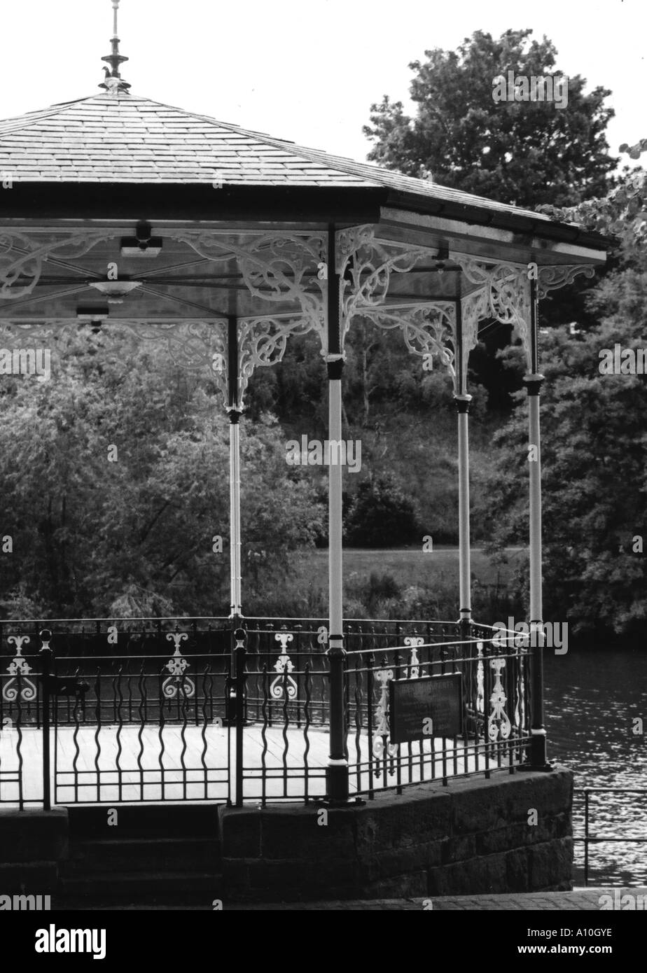 The Band,stand at the Groves, River Dee Chester, England Stock Photo ...