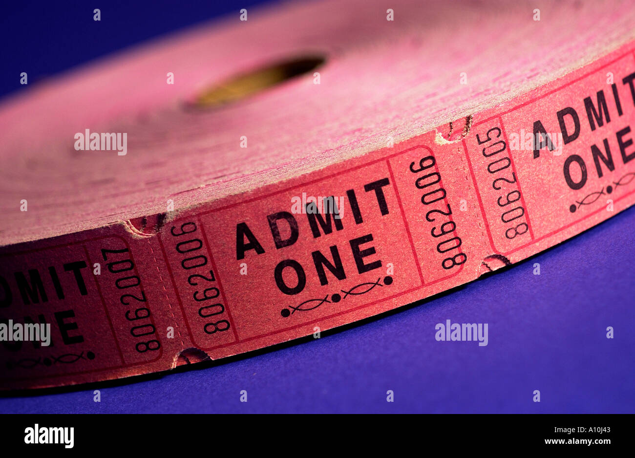 Raffle tickets roll hi-res stock photography and images - Alamy
