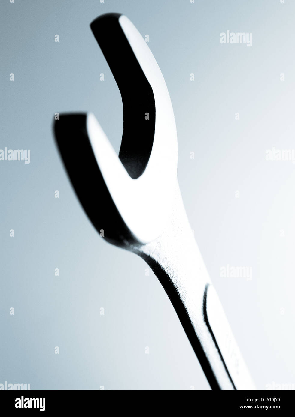 Silver upright portrait format copyspace implement hi-res stock ...