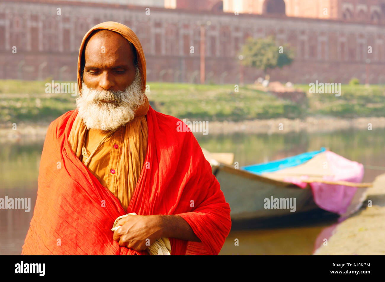 Close-up of a sadhu Stock Photo - Alamy