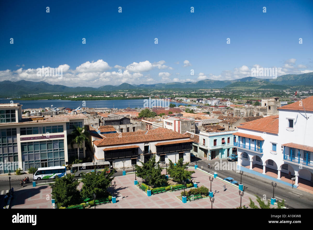 Parque cespedes and town hall hi-res stock photography and images - Alamy