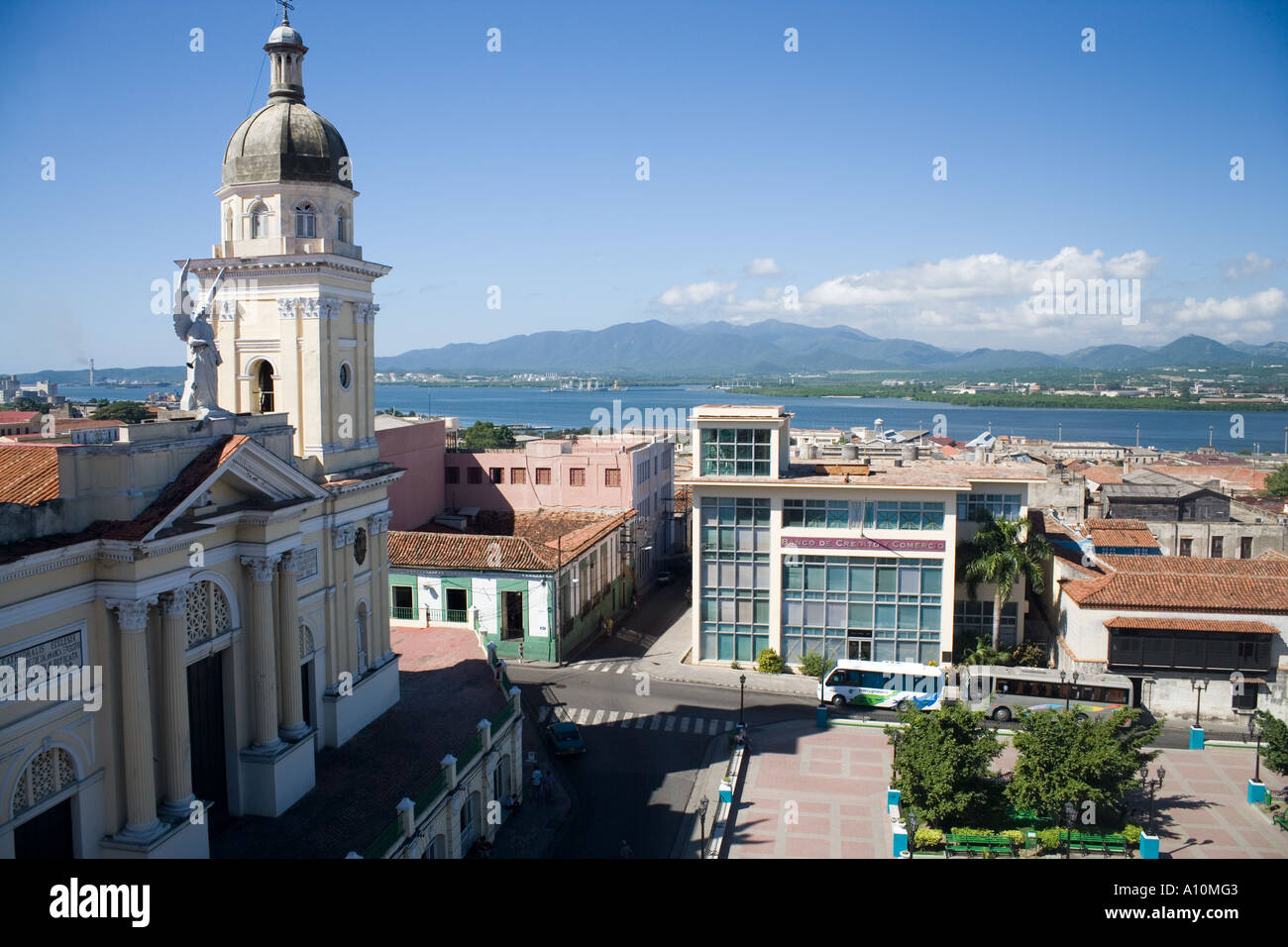 Cathedral de Nuestra Senora de la Asuncion , Parque Cespedes,Santiago ...