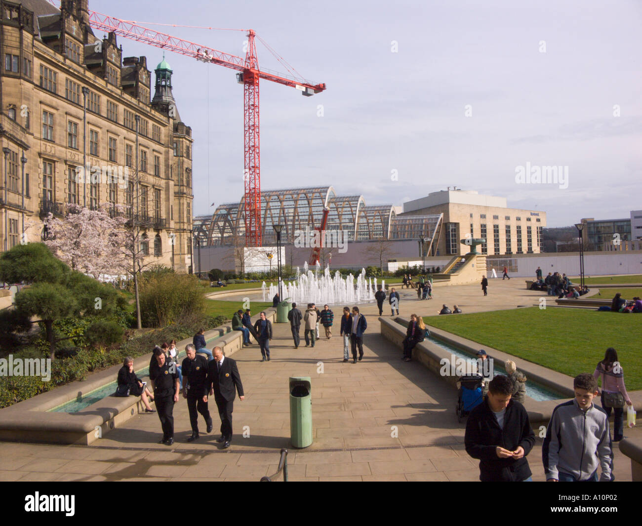People in Sheffield City Centre South Yorkshire England Stock Photo - Alamy